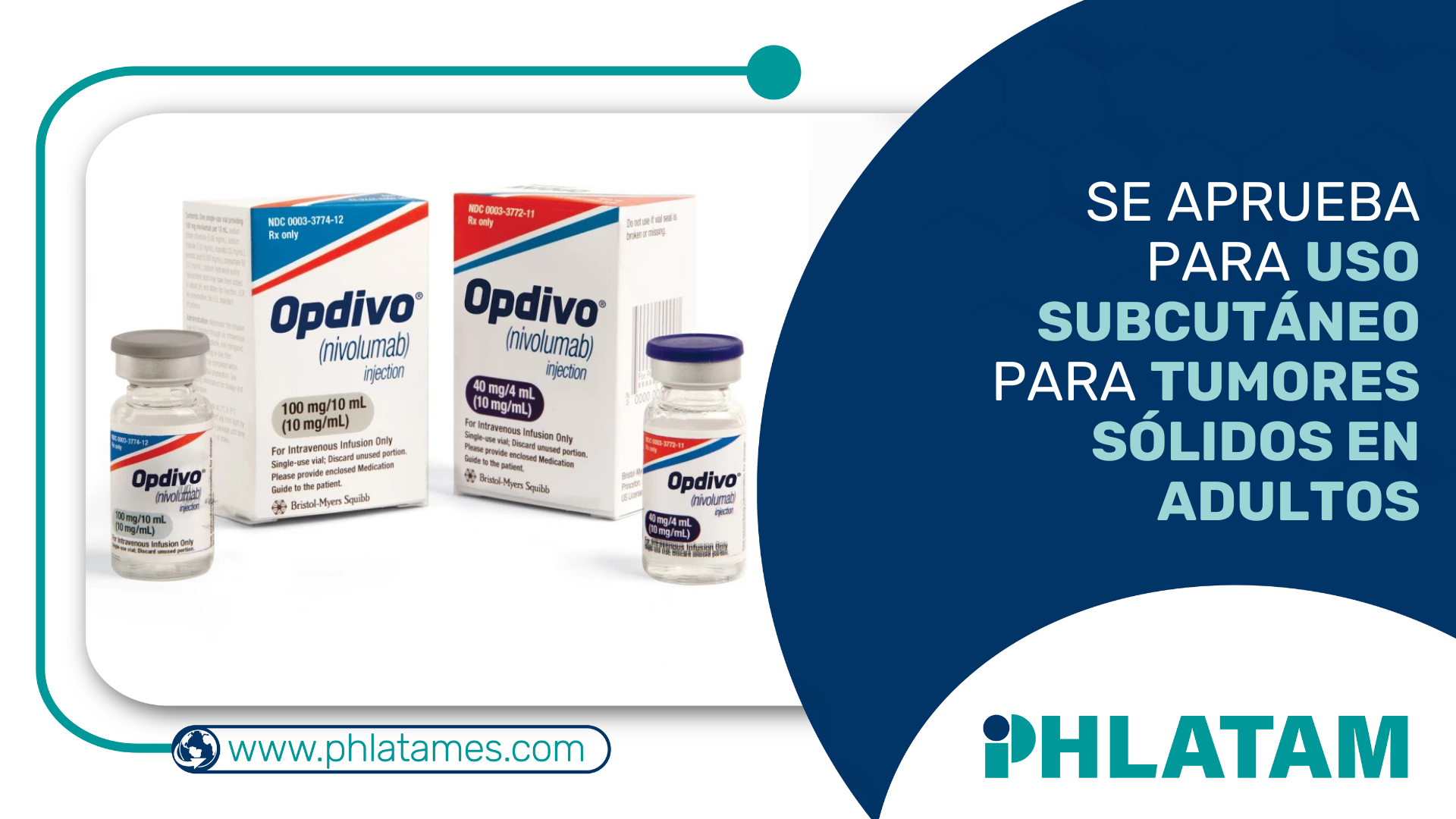 La FDA aprueba la inyección de Opdivo Qvantig para uso subcutáneo ...